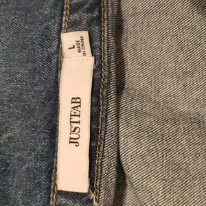 JustFab | Jeans | Justfab Jean Jump Suit | Poshmark